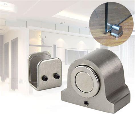 For Glass Doors Door Stop Casting Powerful Floor Mounted Magnetic Door