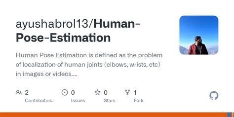 github ayushabrol13 human pose estimation human pose estimation is