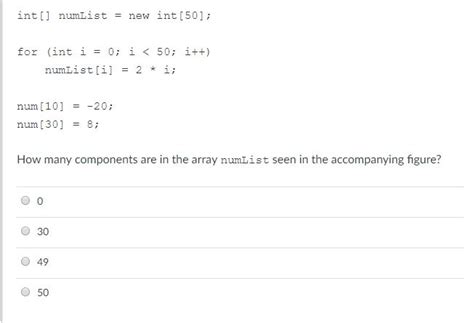 Solved Int Numlist New Int 501 For Int 1 0 1 50 I
