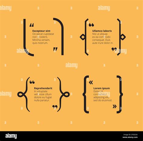 Empty Brackets Stock Vector Images Alamy