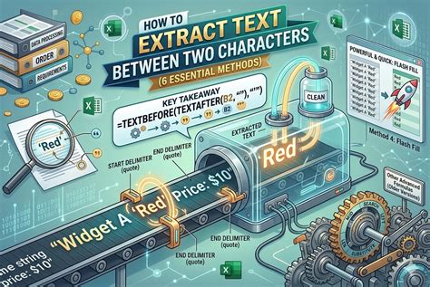 How To Extract Text Between Two Characters In Excel Excel Insider