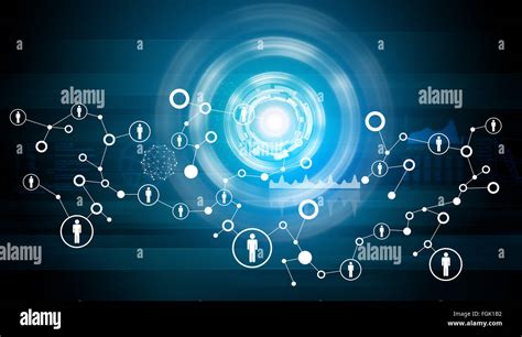 Background With Graphical Charts Stock Photo Alamy