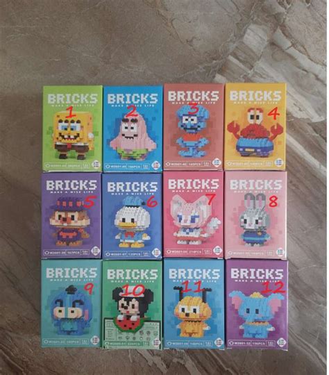 Jual Bricks Character Bulding Block Lego Mini Nano Brick Lego Spongebob Lego Kartun Lucu