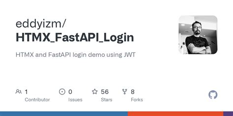 Github Eddyizmhtmxfastapilogin Htmx And Fastapi Login Demo Using Jwt
