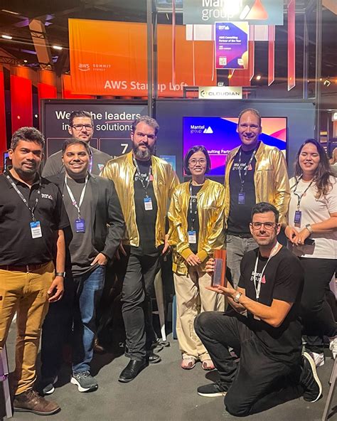 Mantel Group Awarded Aws Consulting Partner Of The Year Anz For 3rd