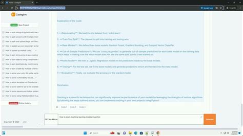 How To Stack Machine Learning Models In Python Youtube