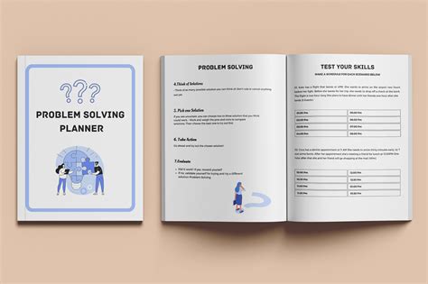Editable Problem Solving Planner Canva Interior On Behance