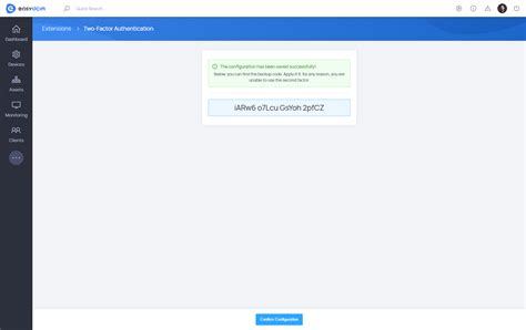 Two Factor Authentication Extension Easydcim Documentation