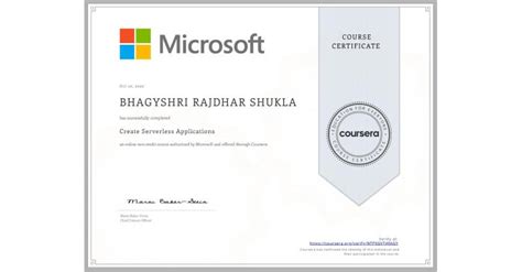 Bhagyshri Shukla On Linkedin Completion Certificate For Create Serverless Applications