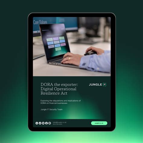 Dora The Exporter Digital Operational Resilience Act Guide