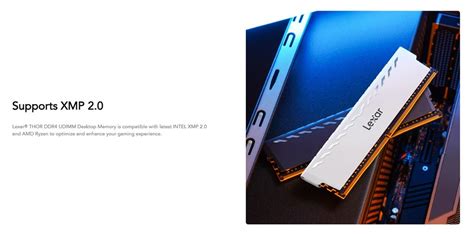 lexar thor 16gb kit 8gbx2 ddr4 3200mhz cl16 u dimm heatsink ram pc แรม