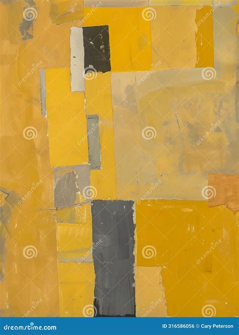 Exploring The Intersection Of Color And Form A Contemporary Col Stock Illustration