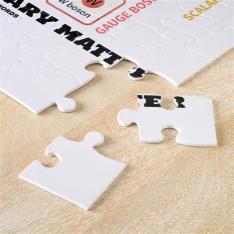 Particle Physics Is An Elementary Matter Model Jigsaw Puzzle Zazzle