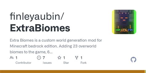 GitHub Finleyaubin ExtraBiomes Extra Biomes Is A Custom World Generation Mod For Minecraft