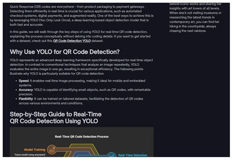 Real Time Qr Code Detection Using Yolo A Step By Step Guidepdf