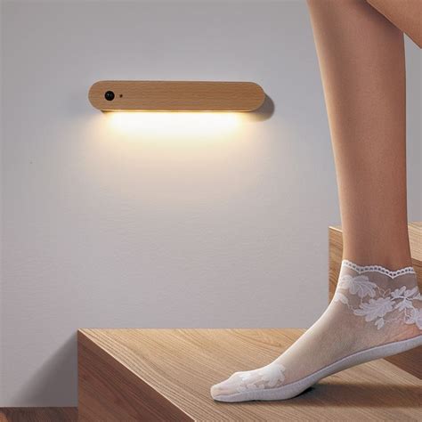 Usb Charging Bracket Induction Lamp Infrared Sensor Light Sensor Magnetic Night Light Dual Mode