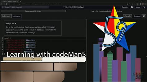 Learn Css Freecodecamp Learn Css Variables By Building A City Skyline Step 59 Youtube