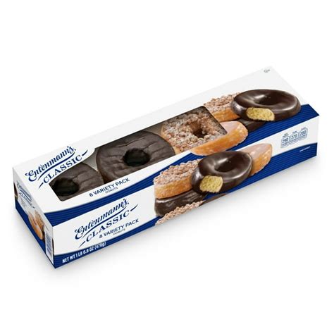 Entenmanns Classic Assorted Donuts 8 Count Donuts 168 Oz Variety