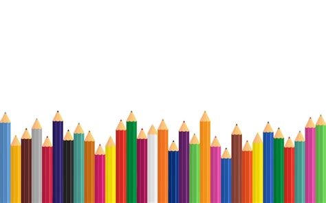 Premium Vector A Set Of Colorful And Assorted Pencils Perfect For All