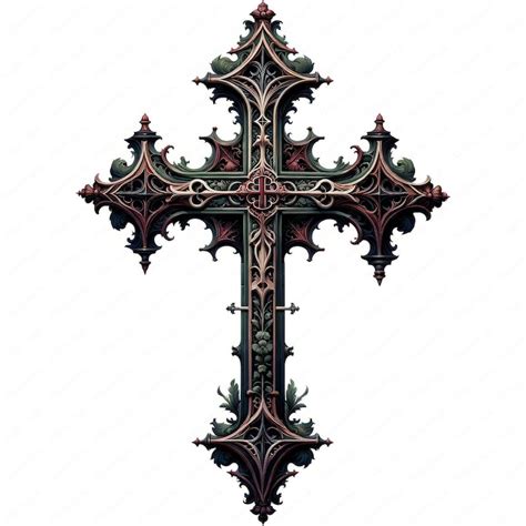 Gothic Cross Png Etsy