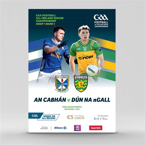 2025 Gaa Football All Ireland Championship Round 2 Cavan V Donegal Dba Publishing