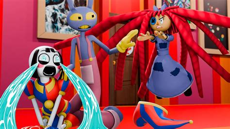 Pomni X Jax 💖 But Long Hair Ragatha The Amazing Digital Circus