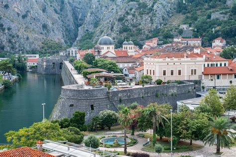 City Walls At Port Of Kotor Montenegro Stock Image Image Of Walls
