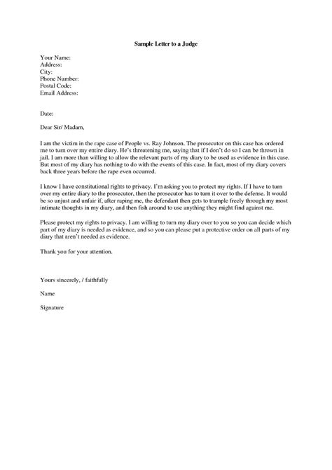 How To Start Letter To Judge Business Letter Examples