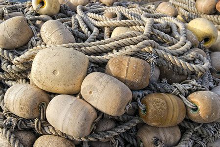 码头上的渔网视图高清图片下载 正版图片504271874 摄图网