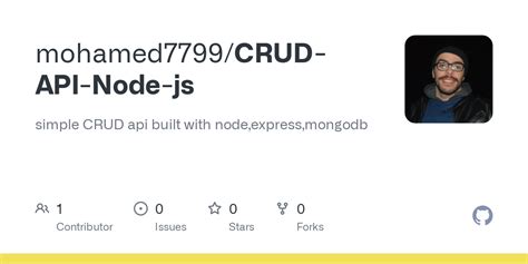 Github Mohamed Crud Api Node Js Simple Crud Api Built With Node Express Mongodb