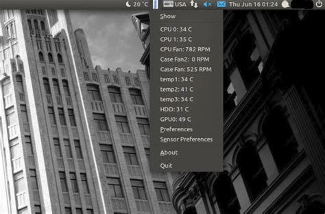 Psensor Aplikasi GUI Untuk Memantau Suhu Hardware Di Linux LinuxSec