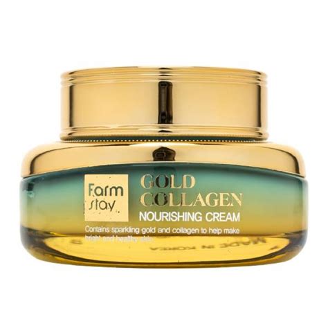 Питательный крем с золотом и коллагеном FarmStay Gold Collagen ...