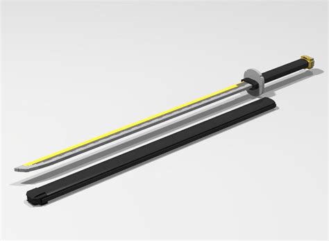 Lego Moc Katana By Rockrules Rebrickable Build With Lego