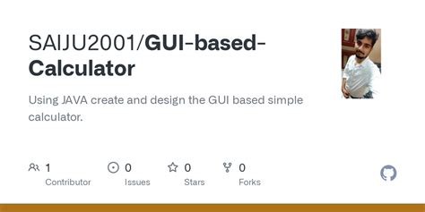 GitHub SAIJU2001 GUI Based Calculator Using JAVA Create And Design The GUI Based Simple