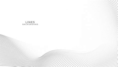 흐르는 라인 웨이브와 추상 우아한 배경 무료 벡터