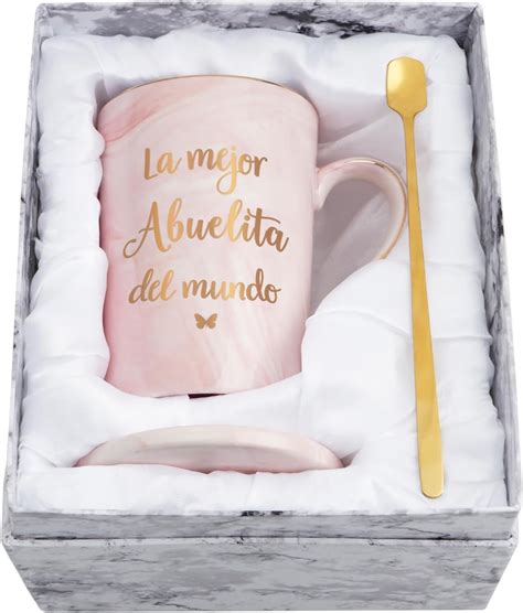 Cabtnca La Mejor Abuelita Del Mundo Taza Regalos De Navidad Y Día De