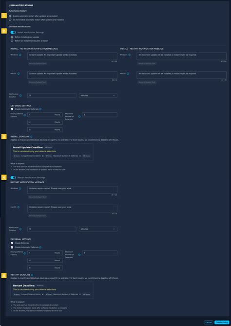 End User Notifications