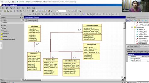 Class Diagram For Employee Management System 12 Class Diagr
