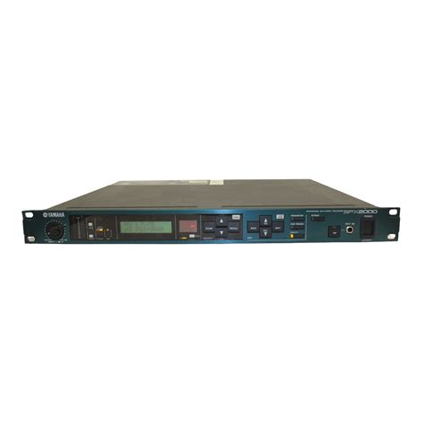 Yamaha Spx2000 Professional Multi Effect Processor Lumico