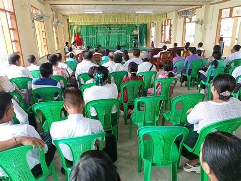 ရွှေတောင်မြို့နယ်တွင် ၂၀၂၃ ၂၀၂၄ ပညာသင်နှစ် မိဘဆရာအသင်းနှစ်ပတ်လည်အစည်းအဝေးနှင့် လူရည်ချွန်ဂုဏ်ပ