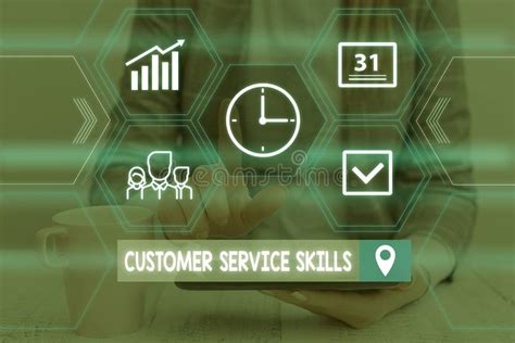 Word Writing Text Customer Service Skills Business Concept For