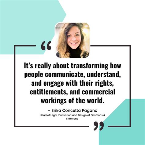 Erika Concetta Pagano ‘s Quote Is Worth Repeating “ Legal Design