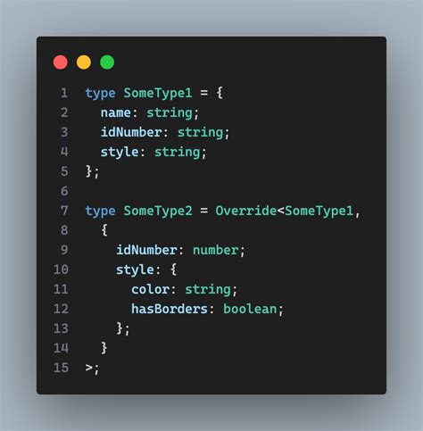 Overriding Type Properties In Typescript Like A Pro By Ofirstiberdev
