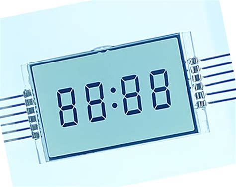Custom Positive Transmissive Tn Segment Lcd For Alarm Clock Display Lcd And Lcd Panel Price