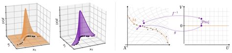 Left Sketch Of How A Standard Normalizing Flow In The Ambient Data Download Scientific