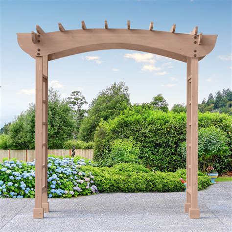 Large Backyard Arbor Wood Arbor Yardistry