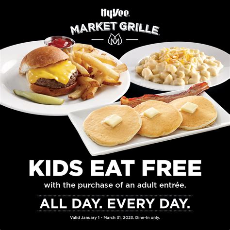 Kids Eat Free Every Day at Hy-Vee Market Grille - Company - Hy-Vee ...