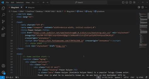 sai venkata chaithanya kanchi on linkedin html css bootstrap