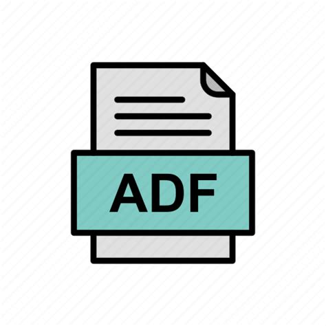 Adf Document File Format Icon Download On Iconfinder