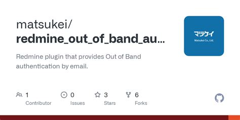 Github Matsukeiredmineoutofbandauth Redmine Plugin That
